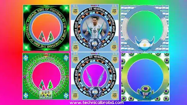 Brazil & Argentina Photo Editing Frame Download » Technical Bro BD
